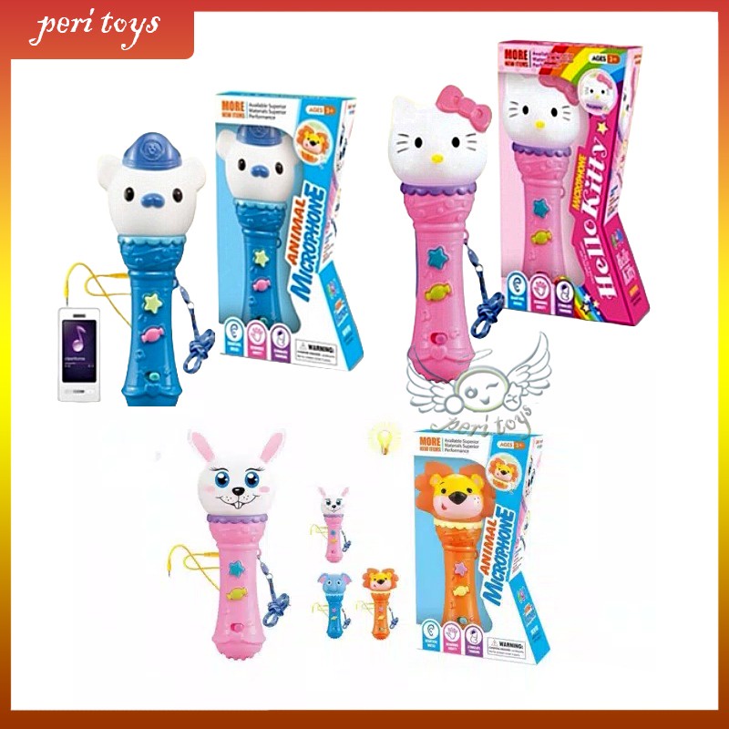 Jual Mainan Anak/Mainan Mic dan Rekam Suara Anak/Animal Microphone ...