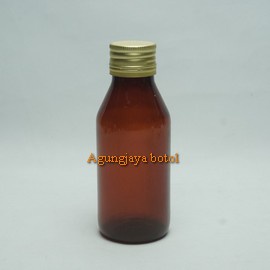 Jual Botol Sirup Obat 100 Ml Coklat Pet Tutup Alu Ulir / Plastik ...