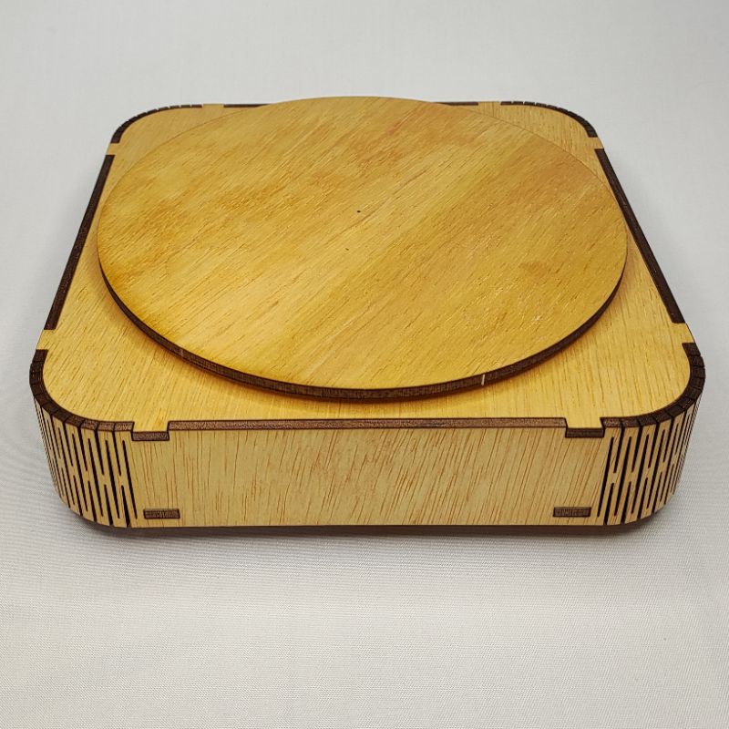 Jual Rotary Display Rotating table meja putar kayu live video foto ...