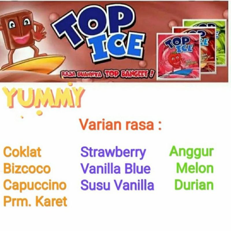 Jual topice | top ice isi 10 sachet | Shopee Indonesia