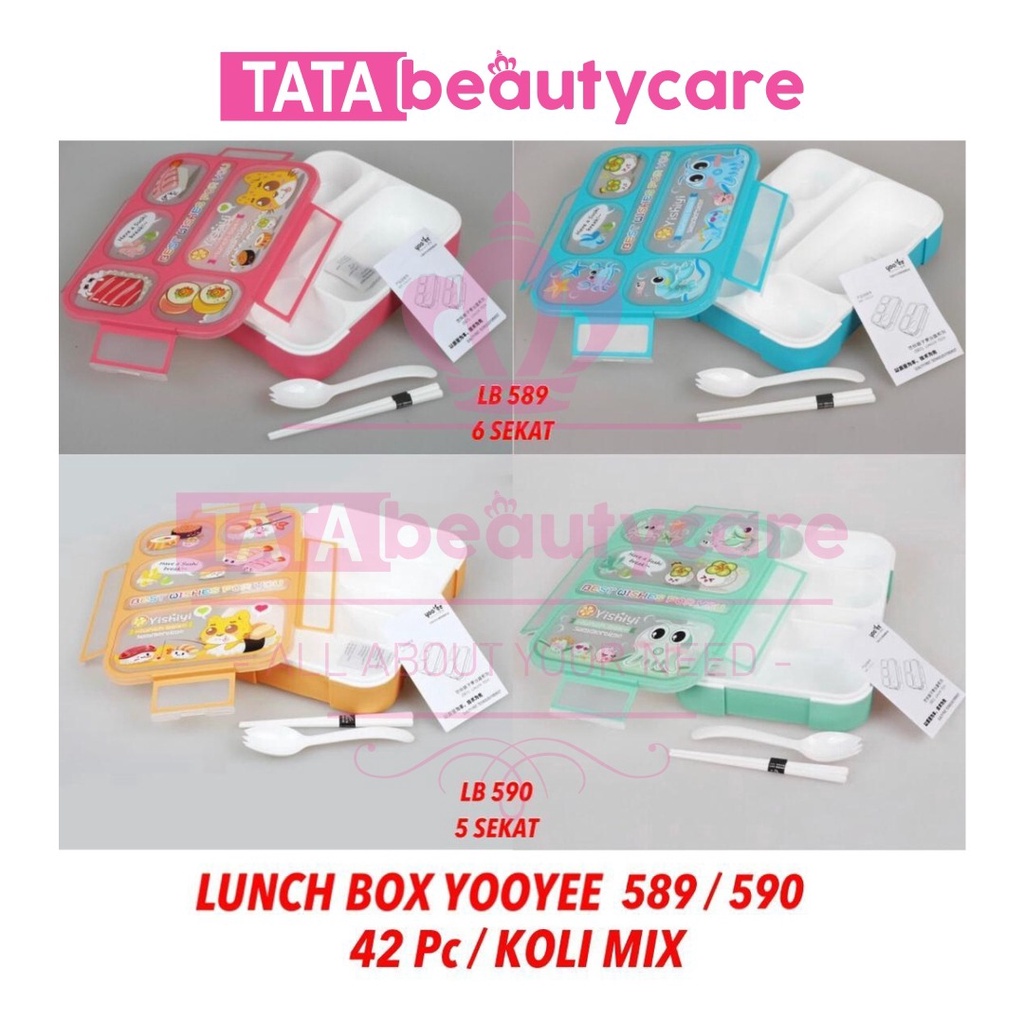 Jual [550gr] T774 | Lunch Box Yooyee Kode 589 Sekat Anti Panas BPA Free ...