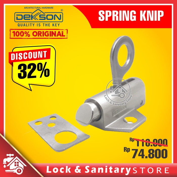 Jual Spring Knip Dekson Dekkson SK 018 BR SN Spring Knife Kunci Grendel ...