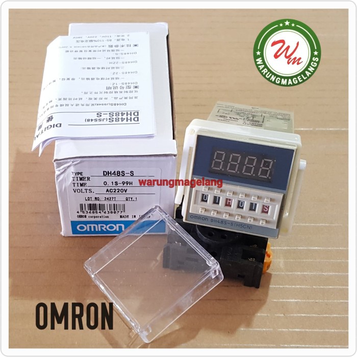 Jual ORIGINAL Omron DH48S S Digital Timer Precision Delay Time Relay ...