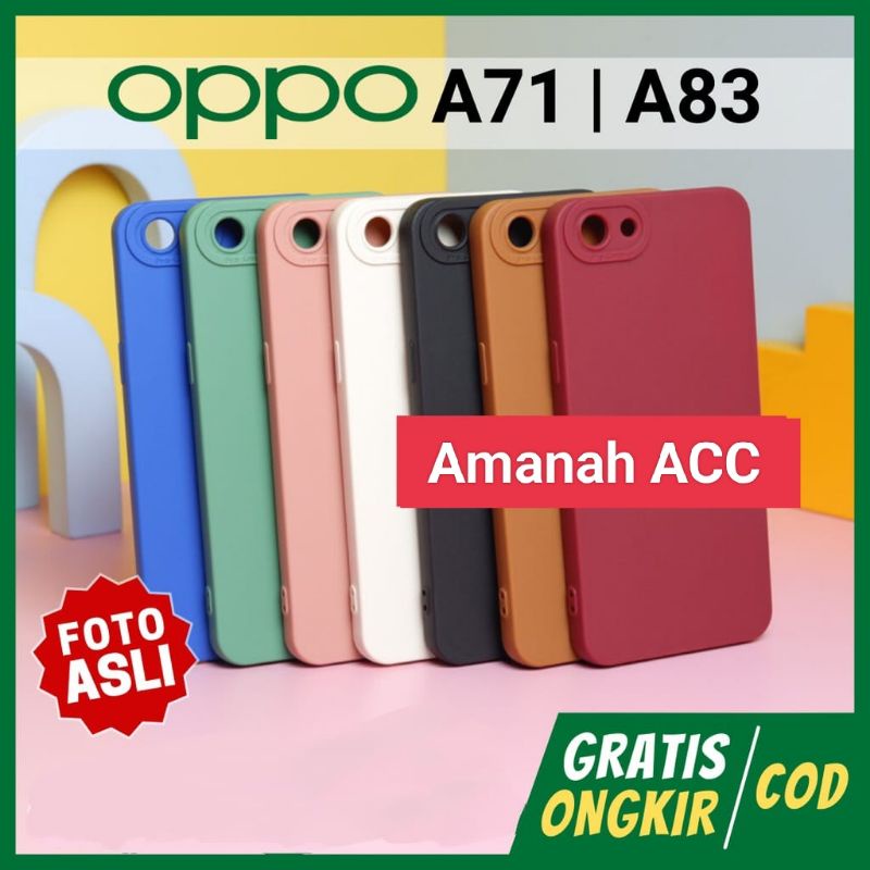 Jual Softcase Macaron Oppo A71 / Oppo A83 Case Candy Pro Camera ...