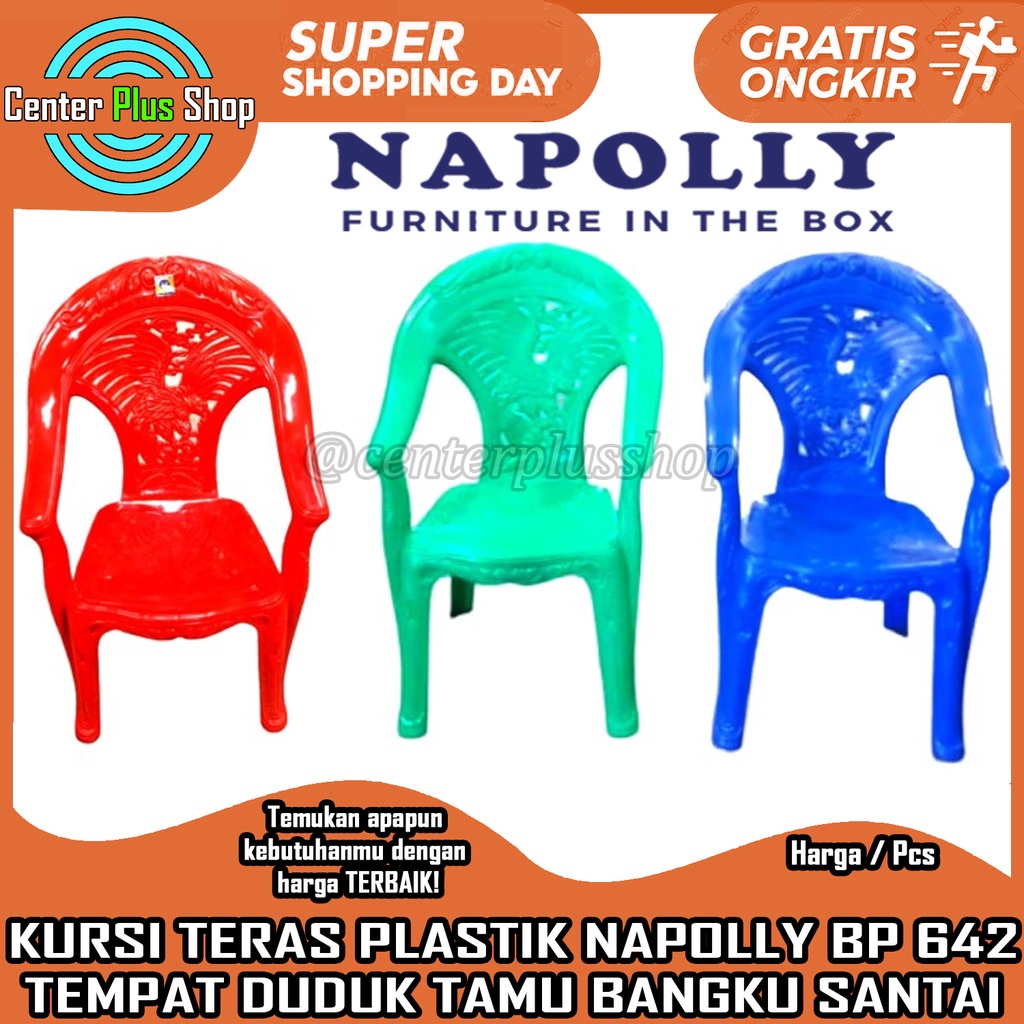Jual Napolly Bp 642 Garuda Kursi Teras Plastik Bangku Tamu Santai ...