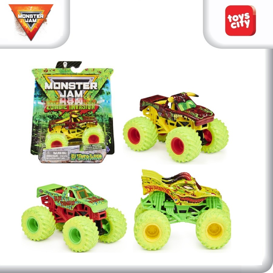 Jual Monster Jam Zombie Invasion 1:64 Mainan Anak Monster Truck ...