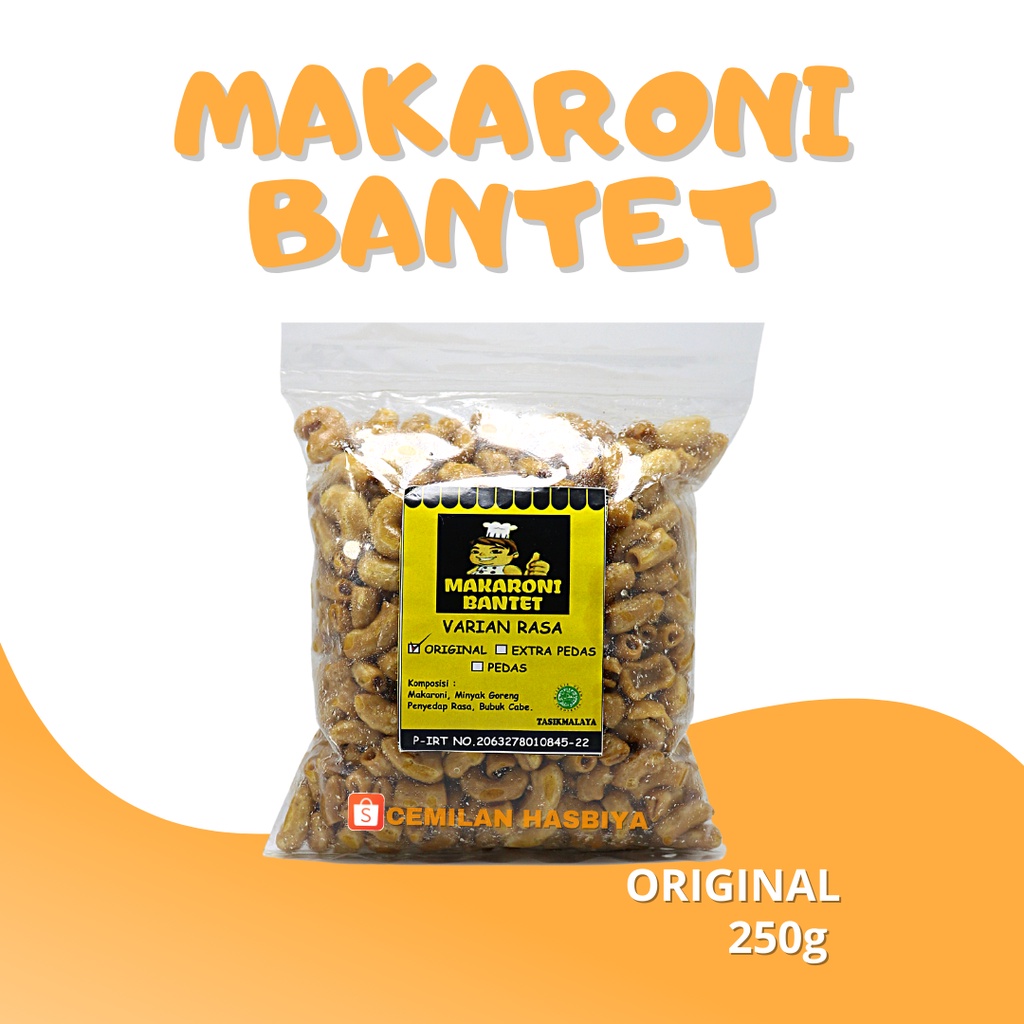 Jual MAKARONI BANTET KEMASAN 1/4 KG CAP KOKI - BANTET VARIAN RASA ...