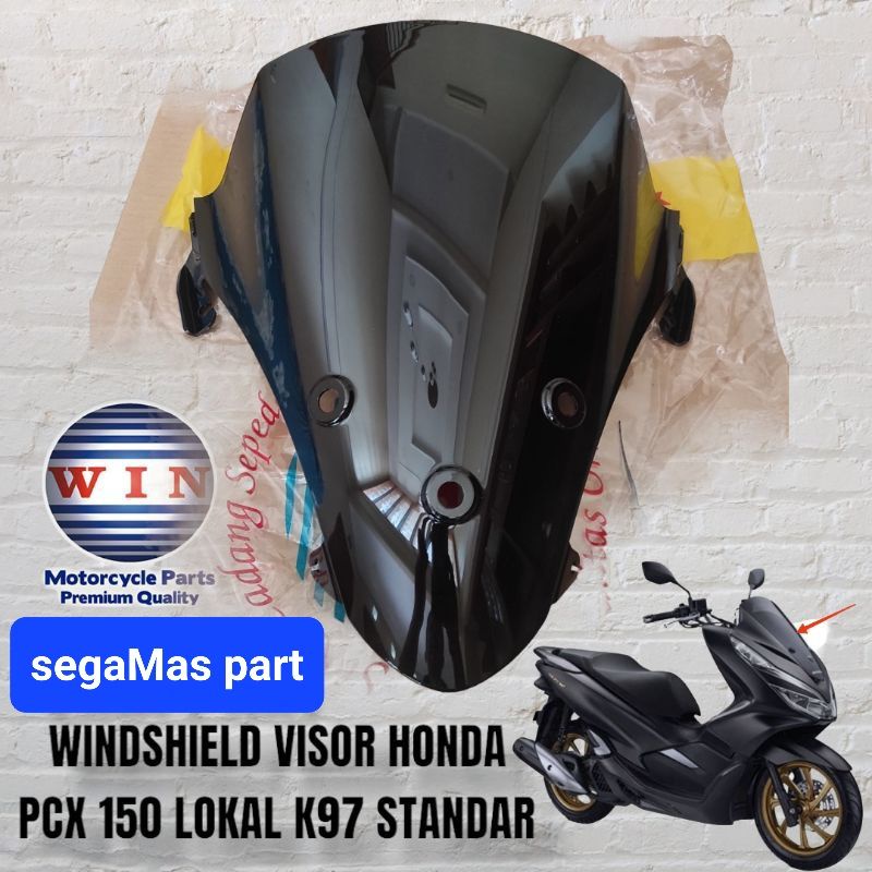 Jual visor windshield standar pcx 150 lokal k97 | Shopee Indonesia
