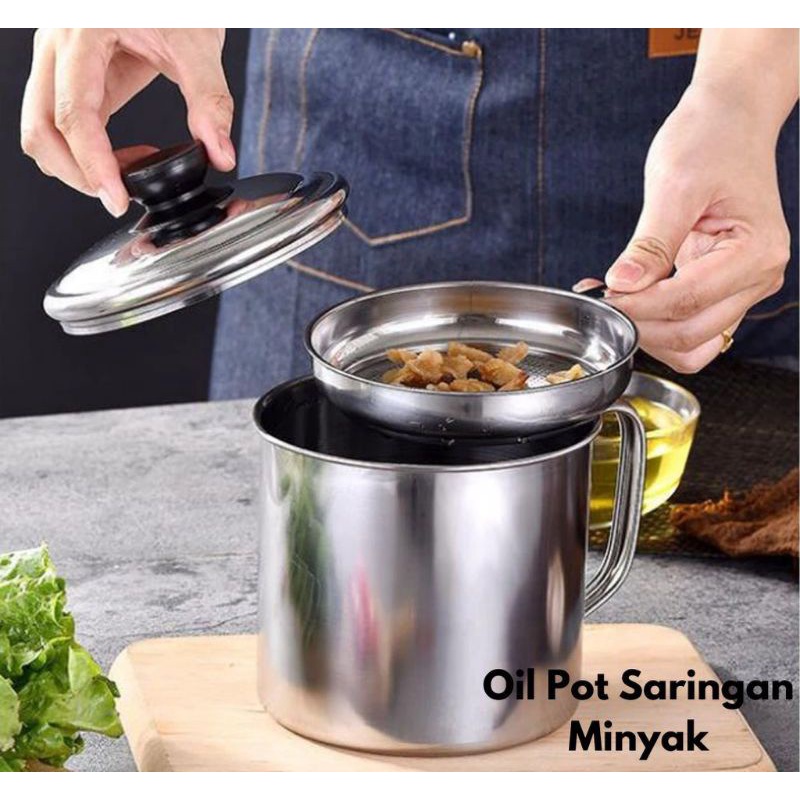 Jual Wadah minyak jelantah BESAR 1,2liter tempat bekas minyak goreng ...