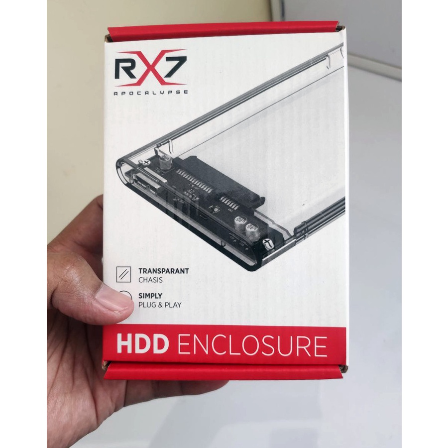 Jual CASING HARDISK EXTERNAL CASE 2.5" USB HDD ENCLOSURE RX7 2.0 AND 3.0 | Shopee Indonesia