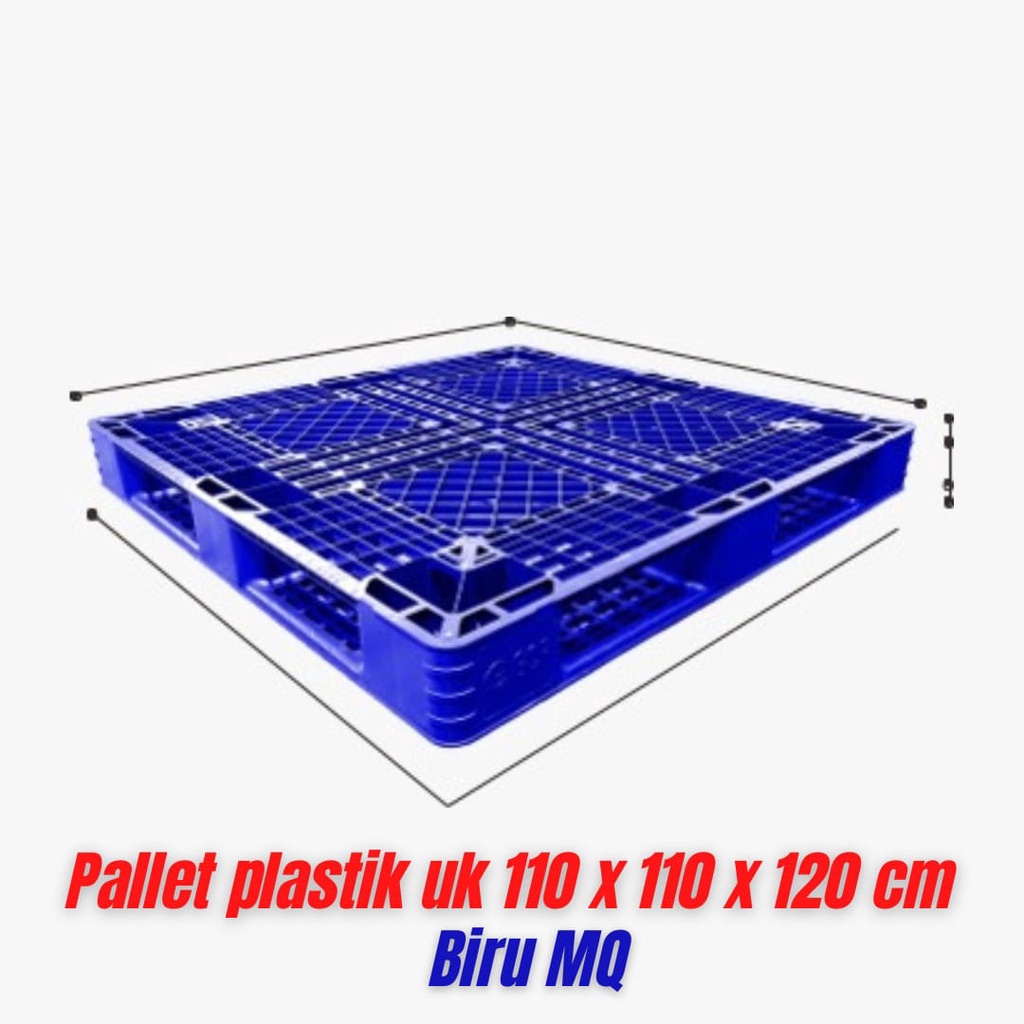 Jual Pallet Plastik baru (NEW) uk 110 x 110 x 12 cm / Static, Dinamic ...