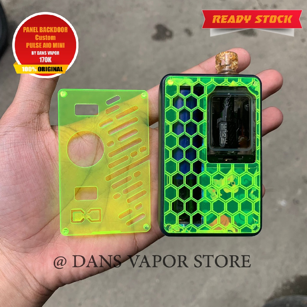 Jual Paneldoors Akrilik Custom Honeycomb Pattern For Mod Vape Pulse AIO ...