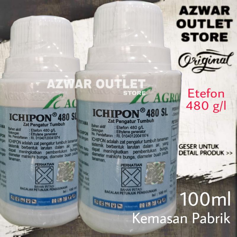 Jual ZPT ICHIPON 480SL | Etefon zat pengatur tumbuh | pemasak buah ...