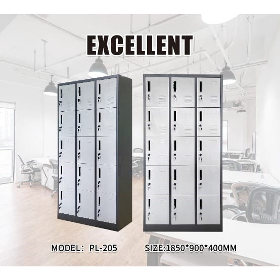 Jual LEMARI BESI LOCKER BESI 15 PINTU SERBAGUNA | Shopee Indonesia