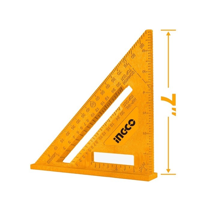 Jual Ingco HAS20202 Speed Square 18 cm Penggaris Segitiga Siku Tukang ...