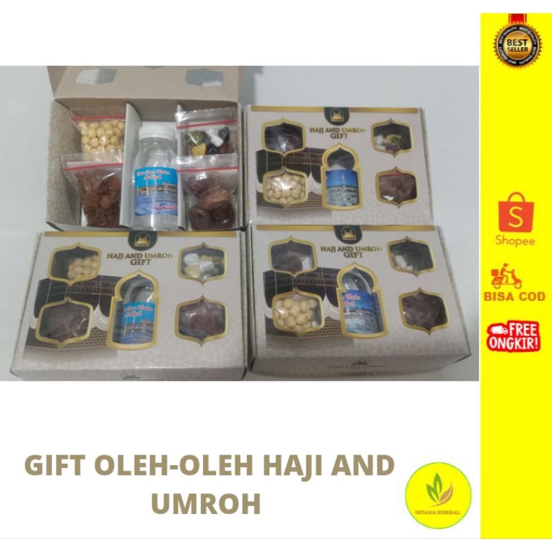 Jual GIFT BOX OLEH-OLEH HAJI DAN UMROH ISI 4 MAKANAN KHAS ARAB DAN AIR ...