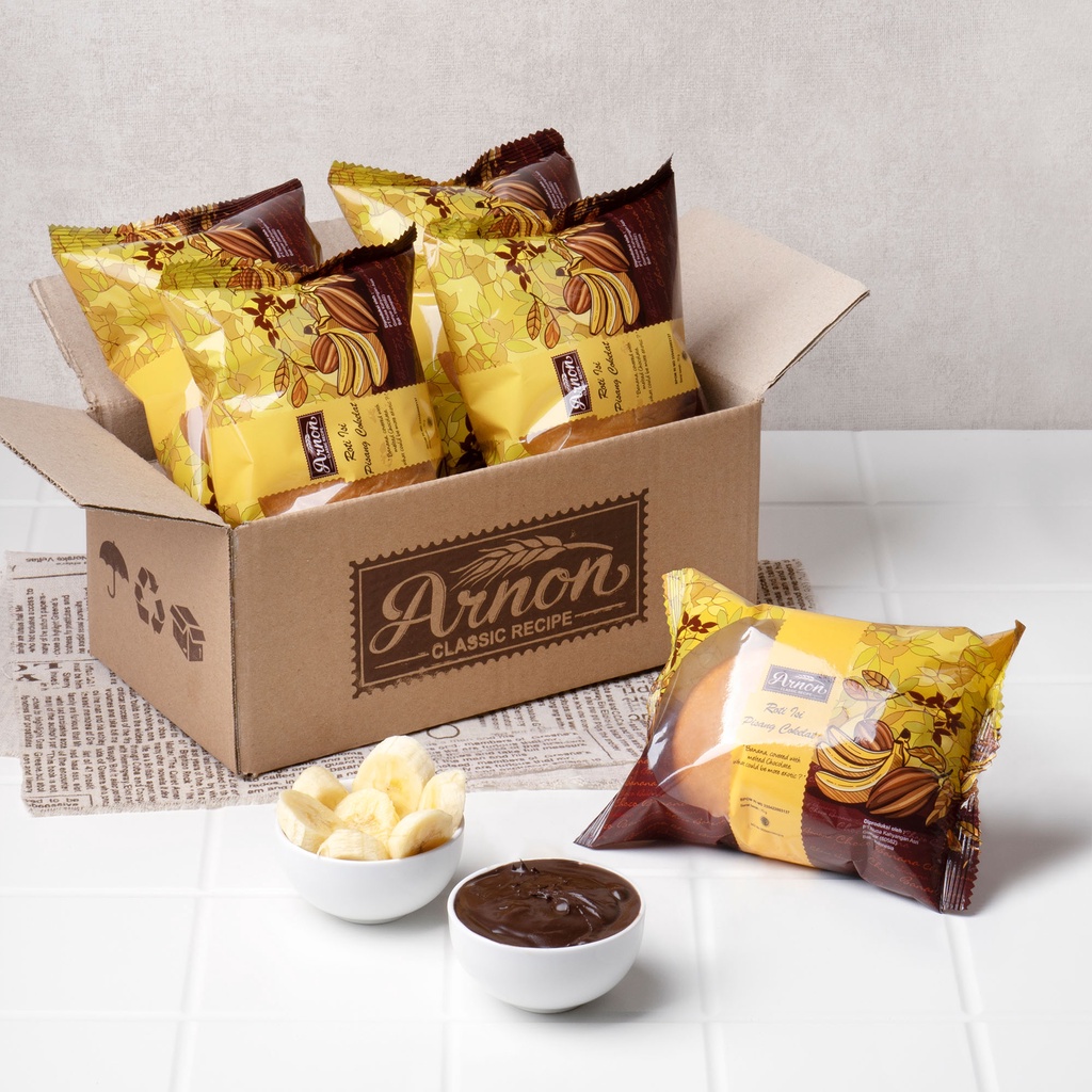 Jual Roti Pisang Coklat Arnon Bakery Paket 5 pcs | Shopee Indonesia