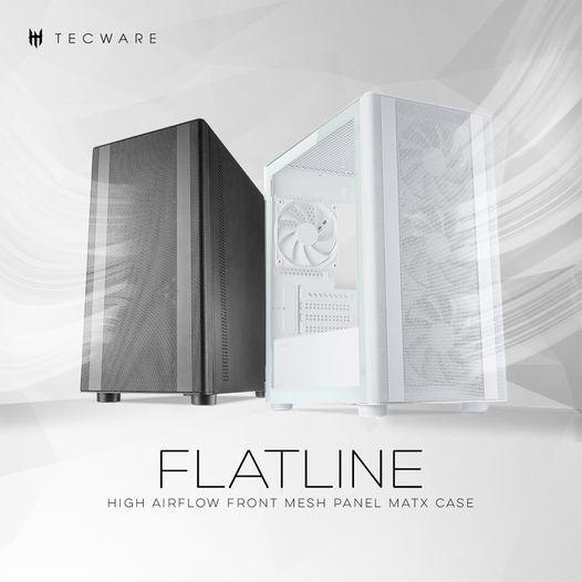 Jual Tecware Flatline Tg Mk2 Case White Usb C Include 4Fan Casing 023 | Shopee Indonesia
