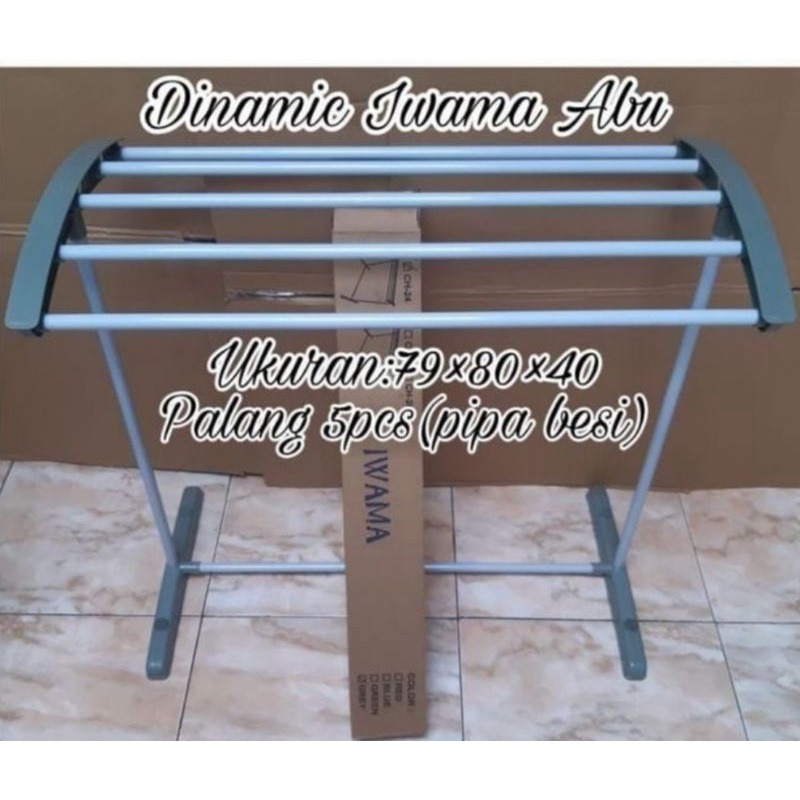 Jual Rak Jemuran Handuk Baju Serbaguna 5 pipa Besi Hanger Gantungan ...