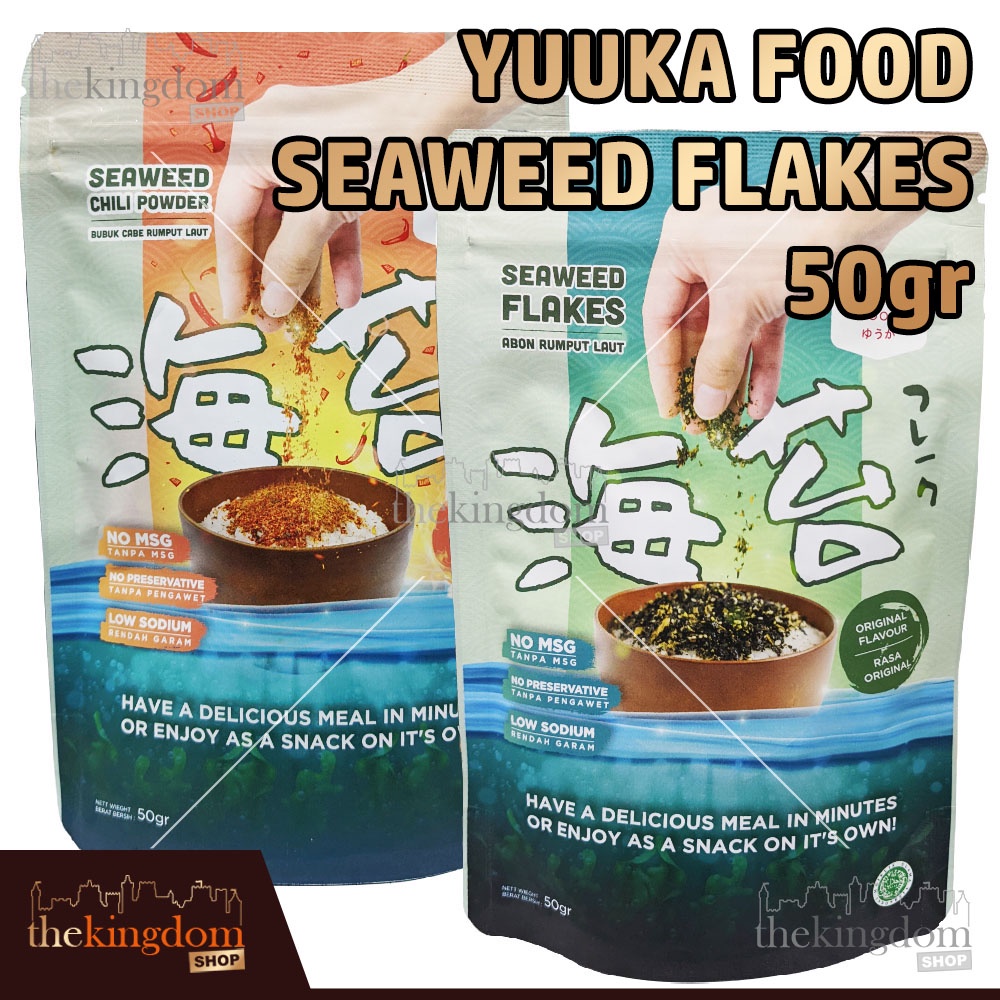 Jual Yuuka Food Seaweed Flakes 50gr Abon Rumput Laut MPASI Anak ...