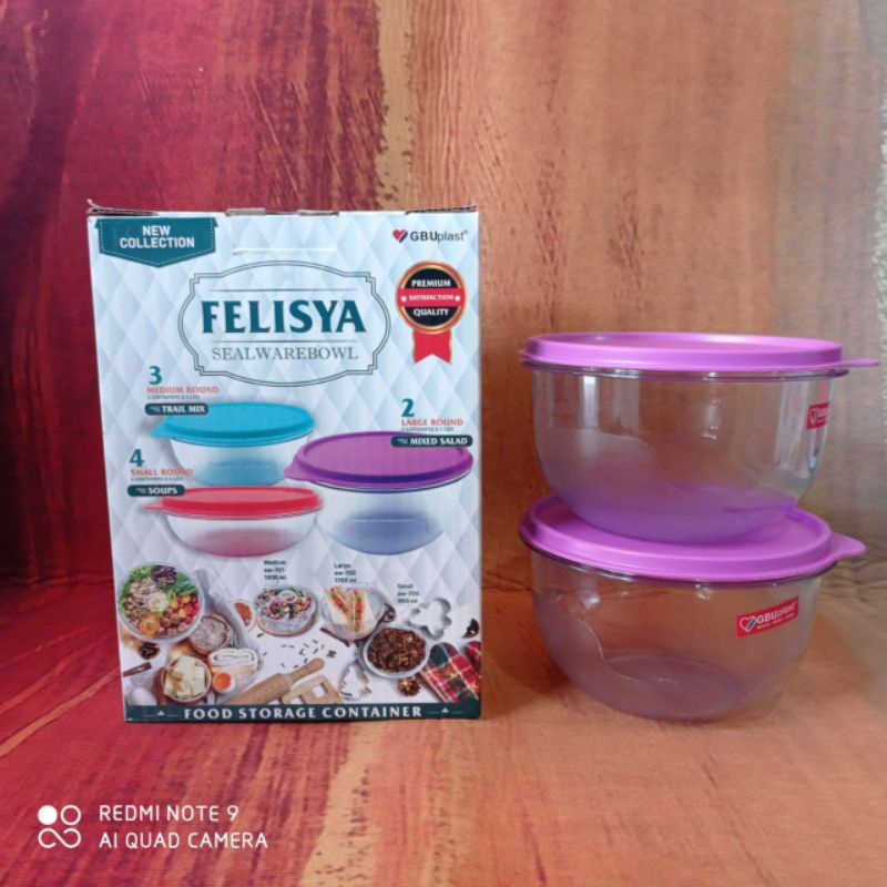 Jual Tempat makan/Tempat lauk pauk set isi 2 Felisya | Shopee Indonesia