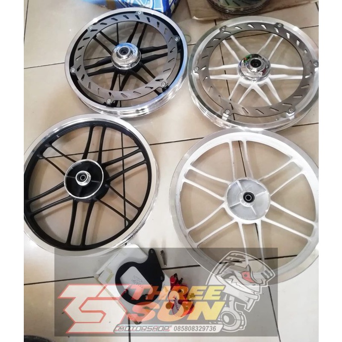 Jual velg racing super giga rossi Suzuki smash shogun buell | Shopee ...