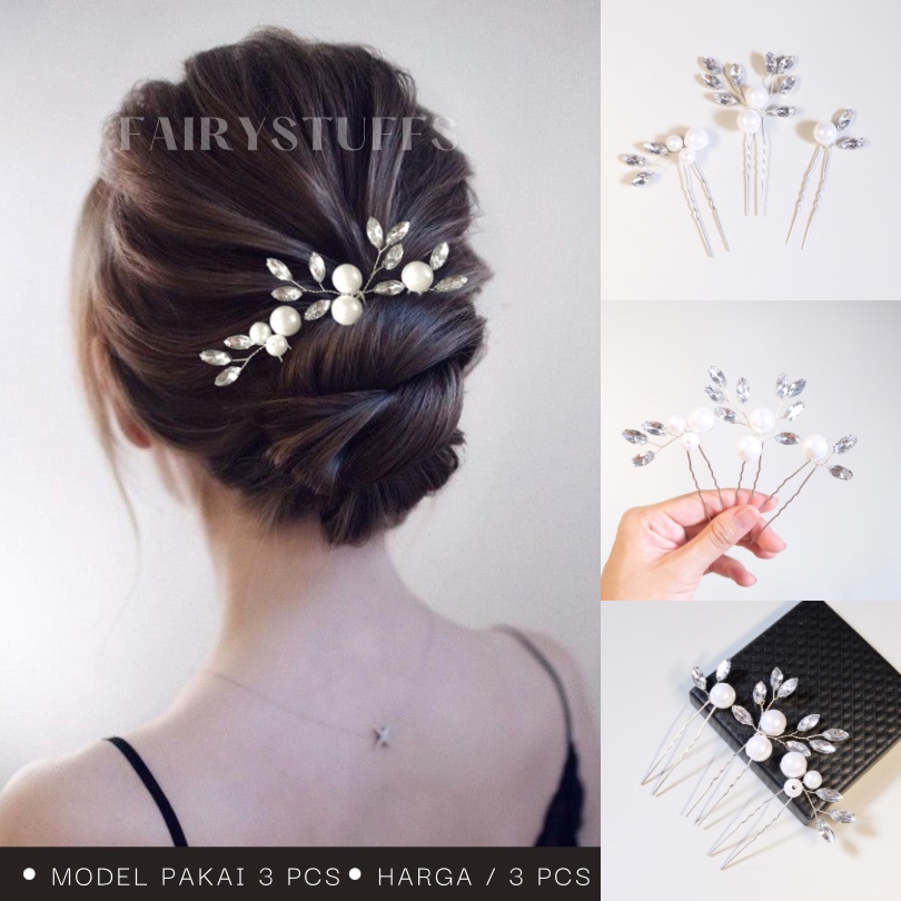 Jual Hairpin Hair Pin Jepit Aksesoris Rambut Hiasan Tusuk Konde ...