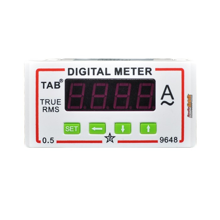 Jual Ampere Meter Digital AC LED 96 x 48 mm Via CT / 5 A TAB Mutu ...