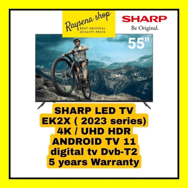 Jual SHARP LED TV 4T-C55EK2X / 55EK2X / 4T C55EK2X 55 inch Android TV ...
