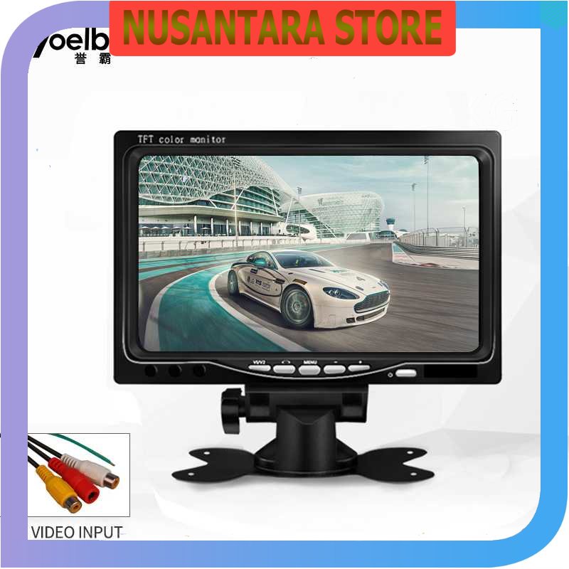 Jual NUSANTARA STORE - Yoelbaer Layar Monitor Mobil TFT LCD 7 Inch - C ...