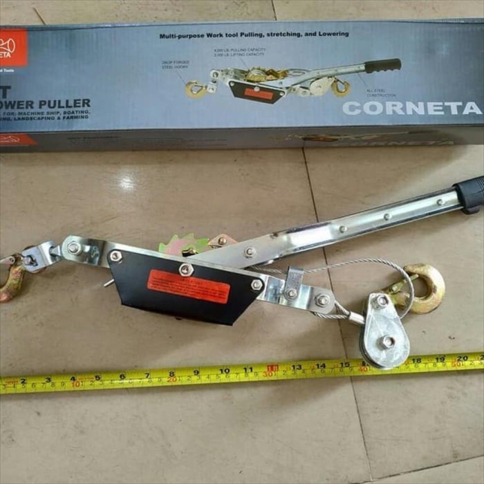 Jual Toru Power Puller 2Ton Cable Hoist Penarik Kabel Tali Kawat Pagar ...