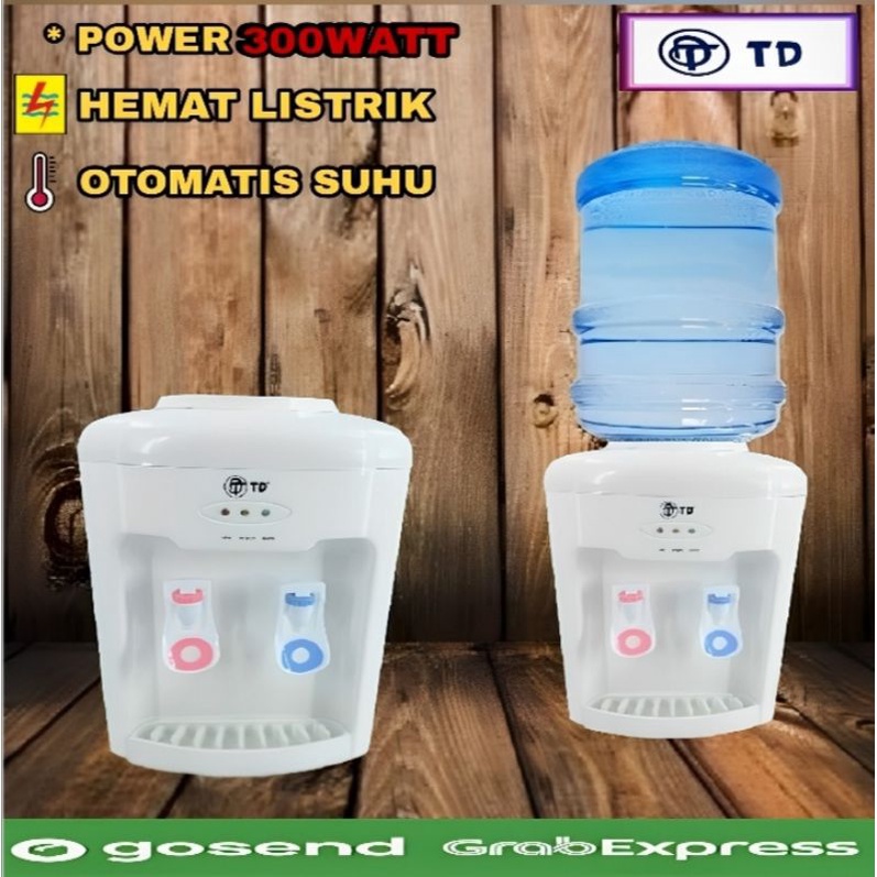 Jual Dispenser Air Minum Galon Atas Meja Panas Normal Td Twin Dog ...