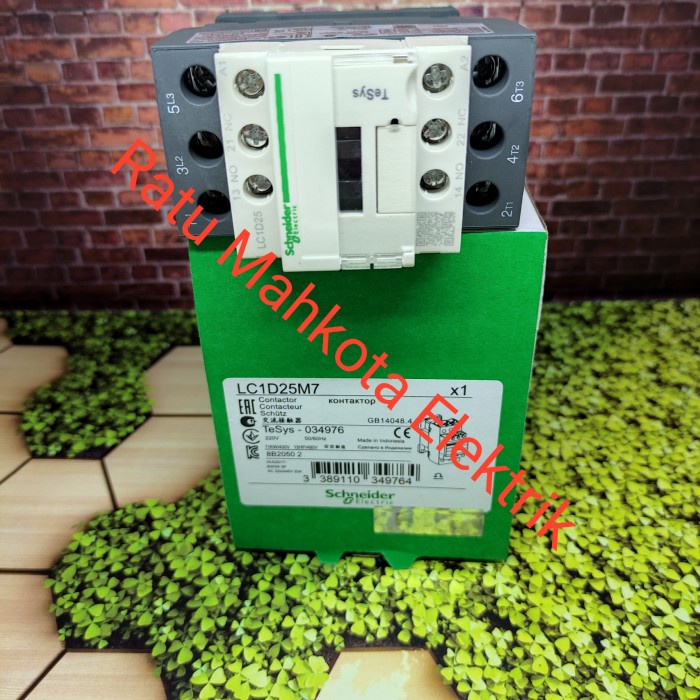 Jual magnetic contactor Schneider lc1d25 M7 magnetik kontaktor lc1d25M7 ORI | Shopee Indonesia