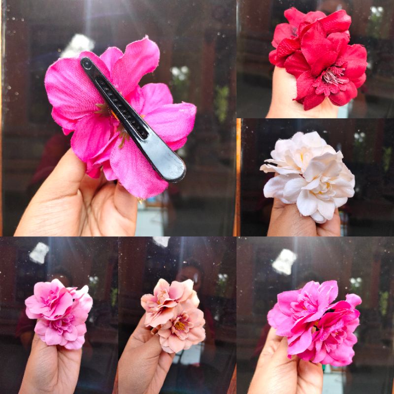 Jual Jepit Bebek Bunga Sakura 2 Kuntum/Hiasan Rambut | Shopee Indonesia