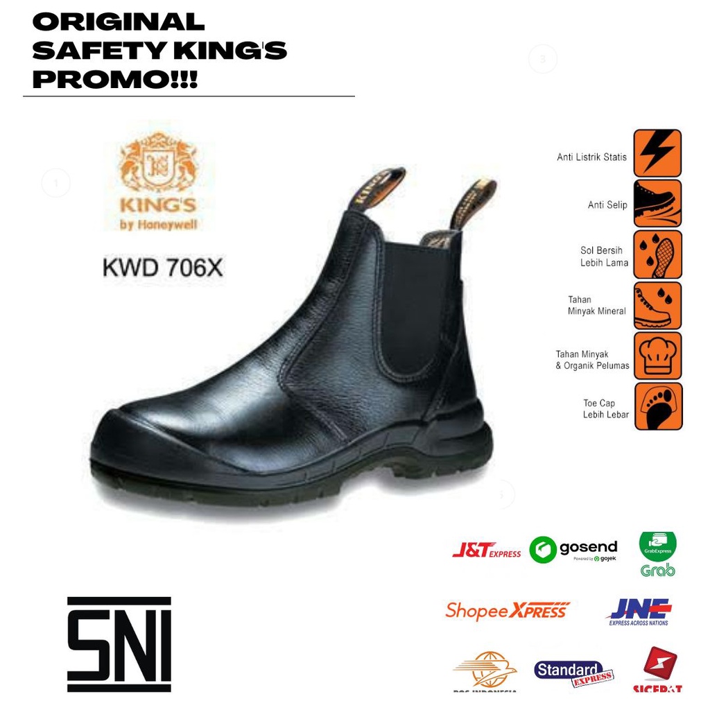 Jual SEPATU SAFETY KINGS KWD 706X SEPATU PROYEK TERMURAK SNI /SEPATU ...