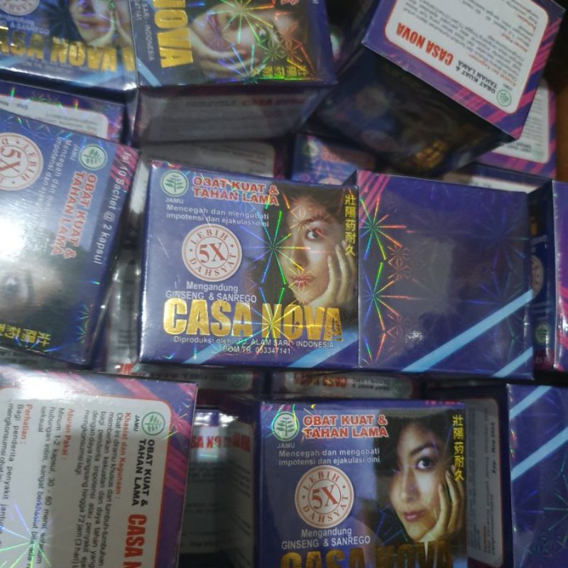 Jual Kapsul Casanova Original Casa Nova Asli Jamu Kesehatan | Shopee ...