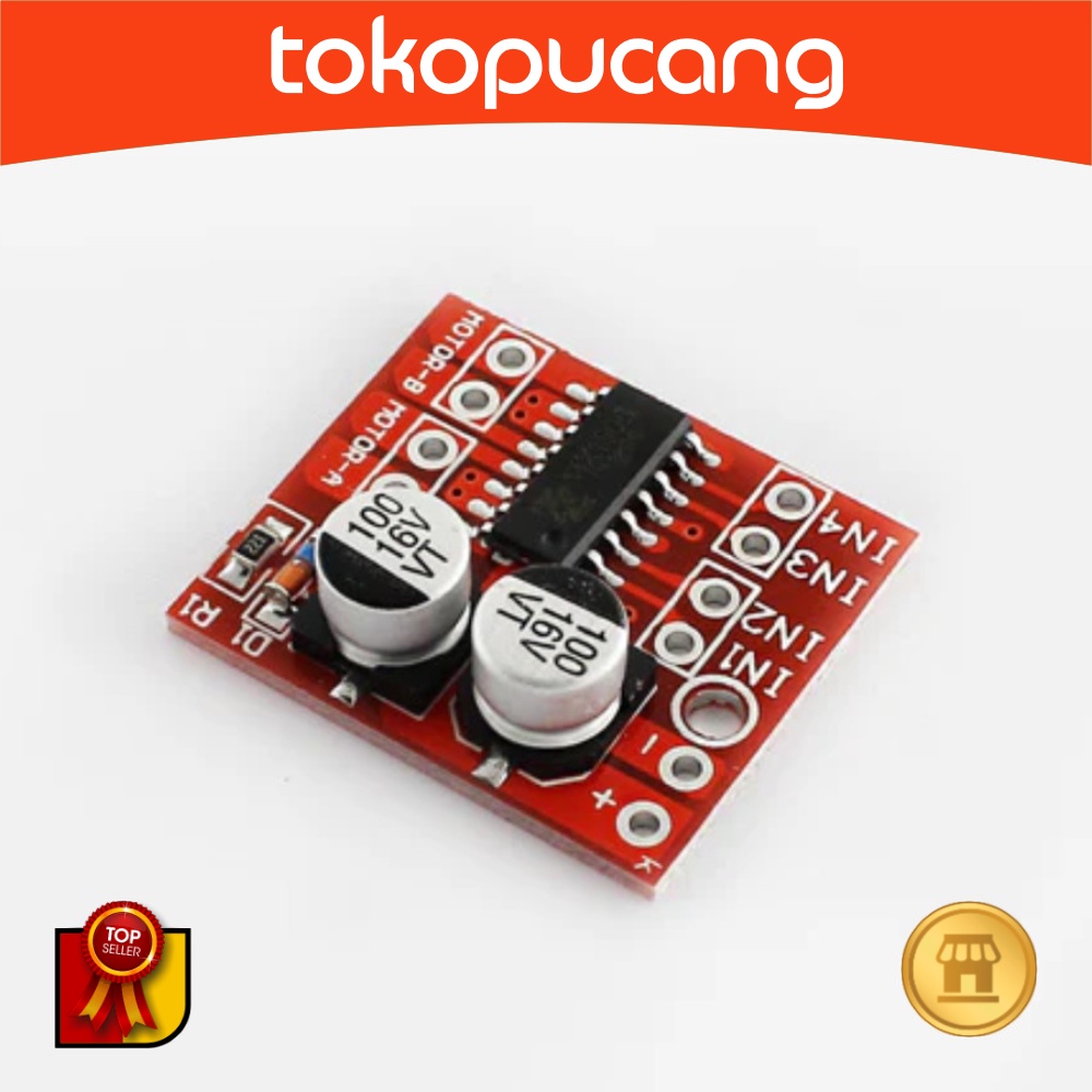 Jual Mini Driver 2 Motor L298N PWM Controller DUAL CHANNEL STEPPER module | Shopee Indonesia