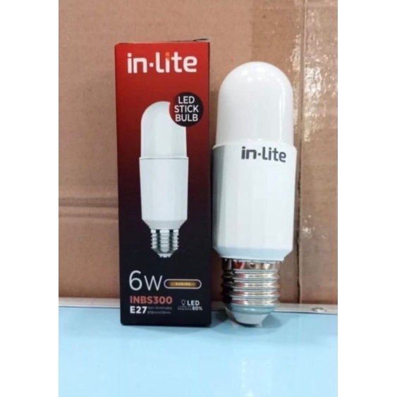 Jual Lampu Stick Bulb Led 6Watt Cahaya Putih/Kuning Inlite In-Lite ...