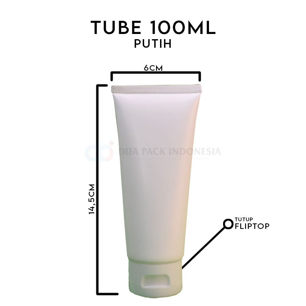 Jual BOTOL TUBE 100ML TUTUP FLIPTOP PUTIH PUTIH DOVE | Shopee Indonesia