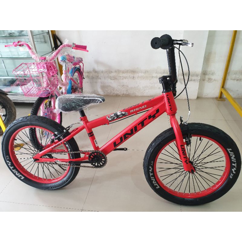 Jual Sepeda BMX 20 inch UNITY ( BAN JUMBO 3.0 ) ( Warna Merah / Red ...
