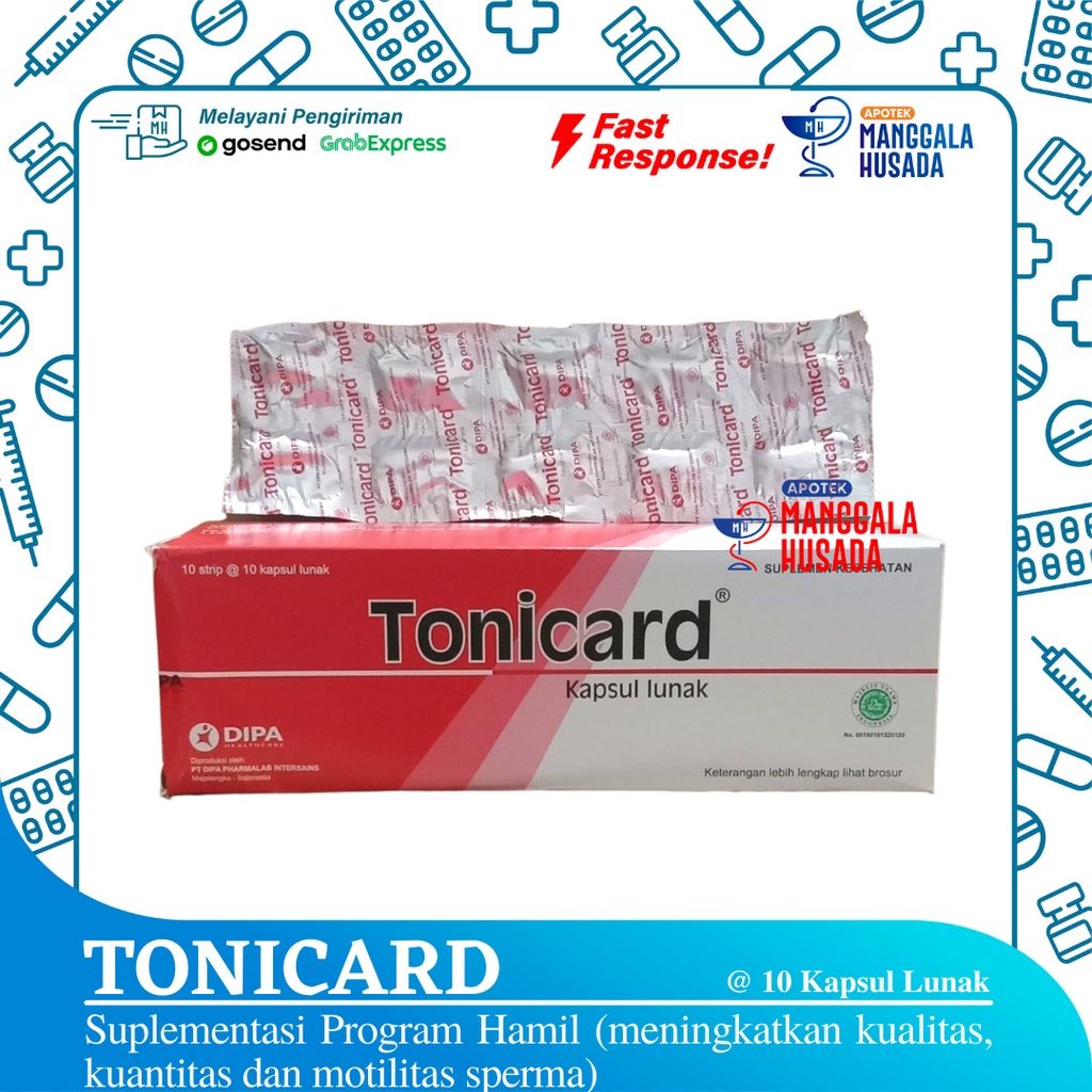 Jual TONICARD SUPLEMEN KESEHATAN PER STRIP @ 10 KAPSUL LUNAK | Shopee ...
