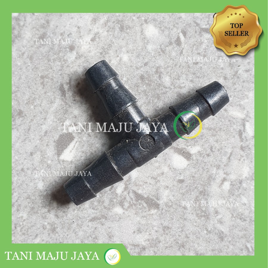 Jual Konektor T 3 Cabang Selang PE 7 mm Tee Connector Keni Sambungan ...