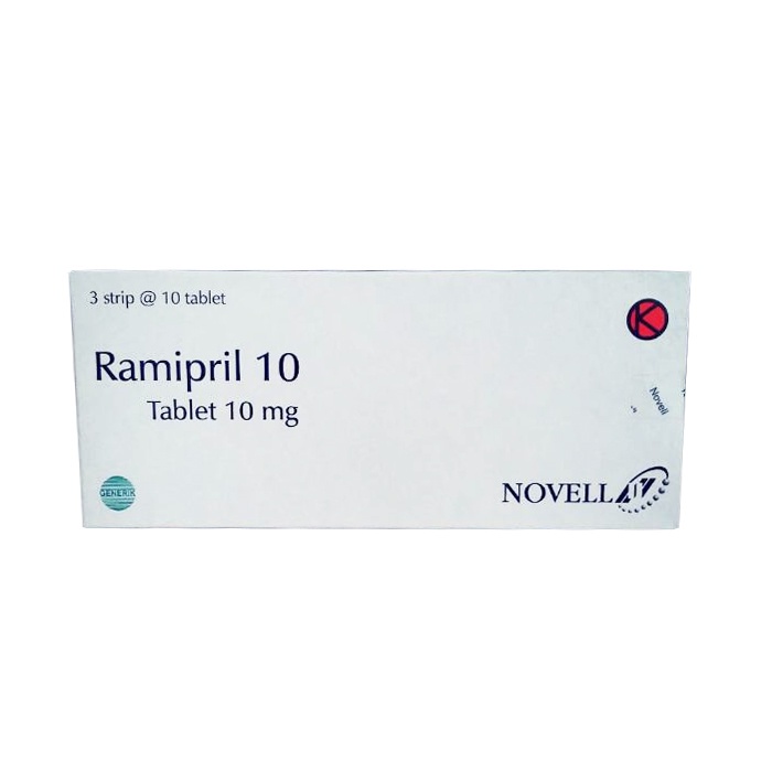 Jual RAMIPRIL 10MG 1 STRIP 10 TABLET / HIPERTENSI / JANTUNG / DARAH ...