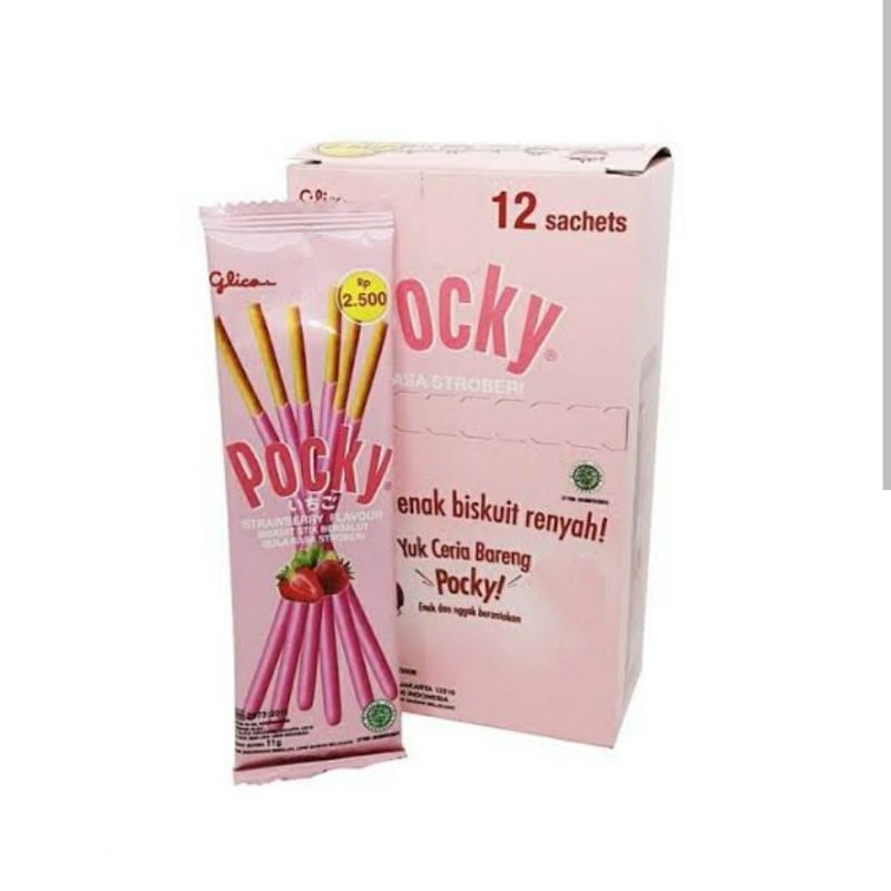 Jual Pocky box isi 12 sachet | biskuit stik stick | Shopee Indonesia