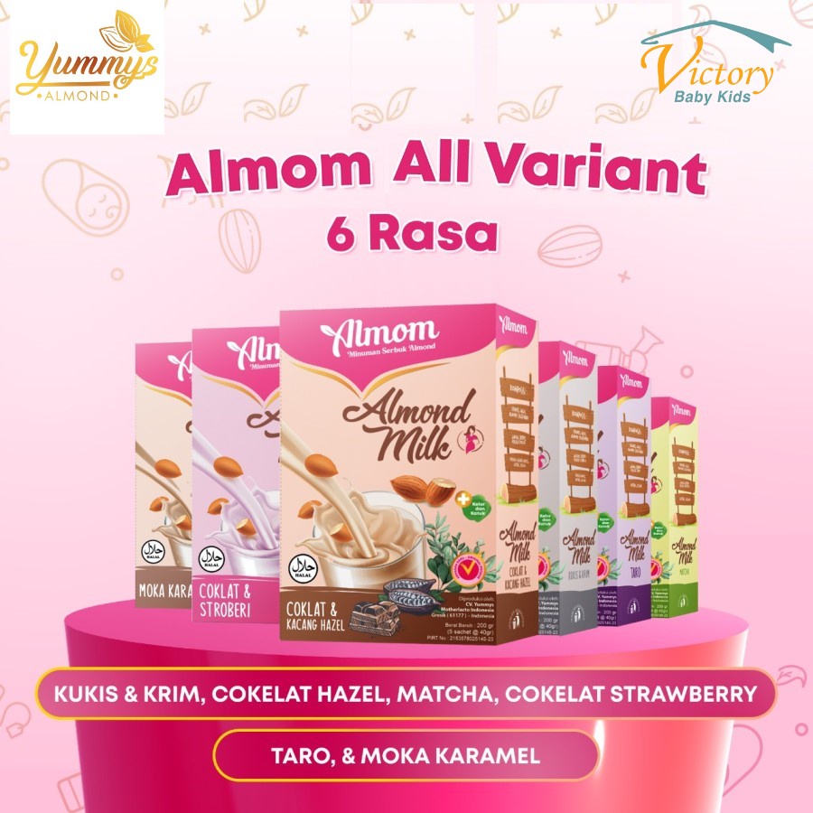 Jual ALMOM Susu Almond Milk Pelancar ASI | Untuk Ibu Hamil di Atas Usia ...