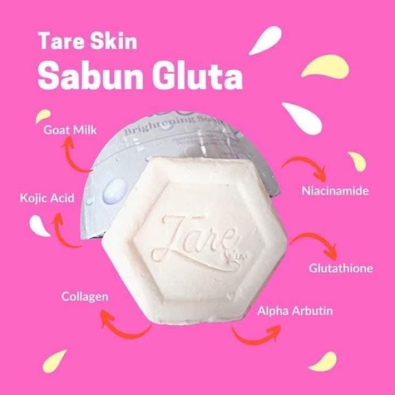 Jual Tare Skin Gluta Brightening Soap | Shopee Indonesia
