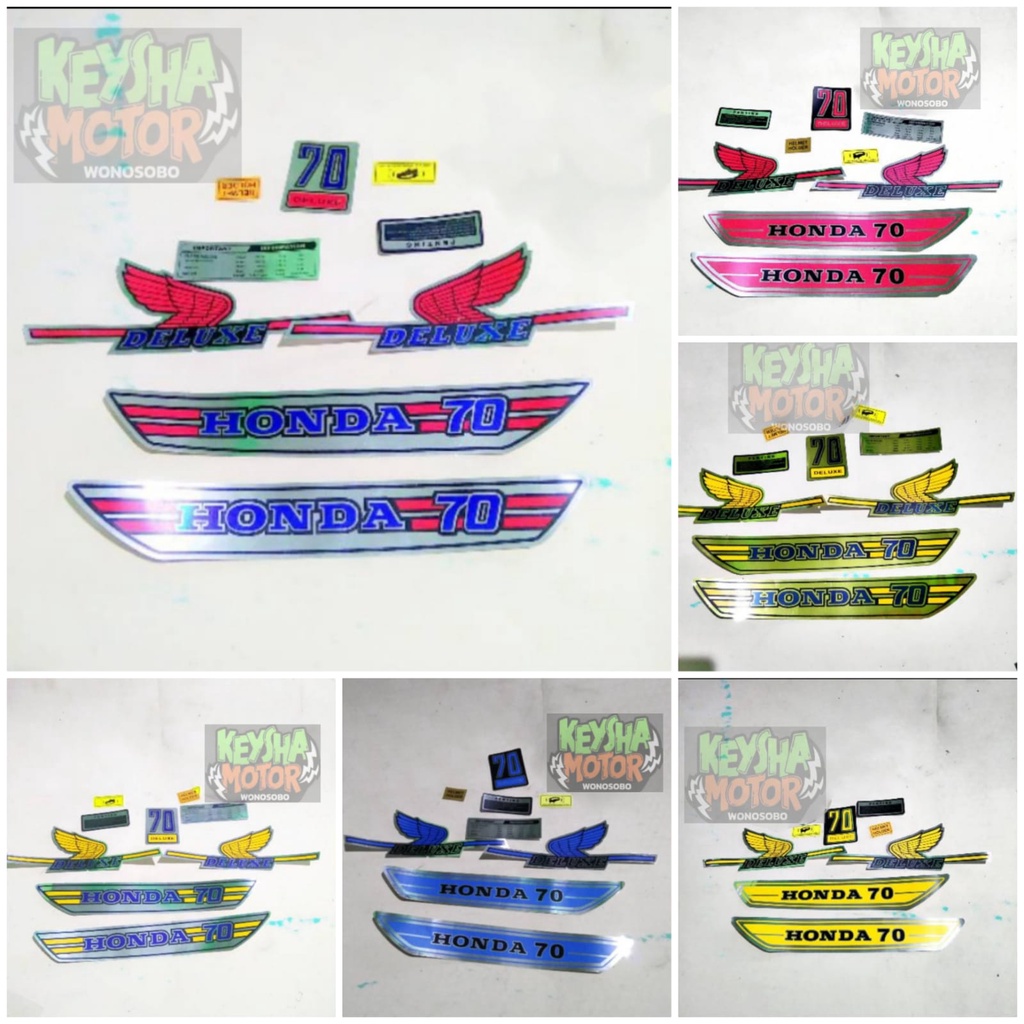 Jual STICKER BODY C70 STRIPING BODY C70 STIKER | Shopee Indonesia