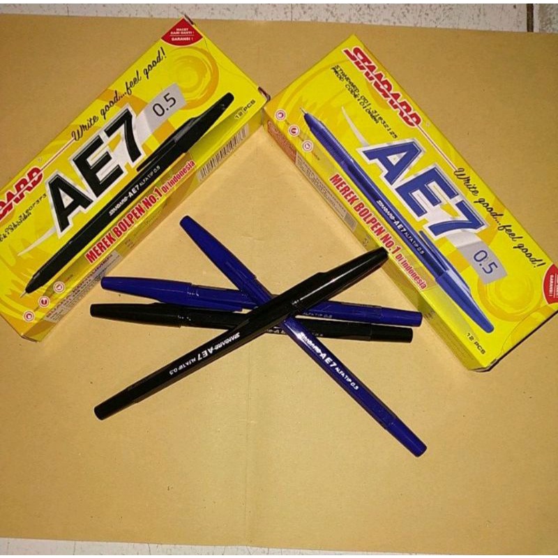 Jual Pen / Pulpen Standard AE7 / 1 pack | Shopee Indonesia