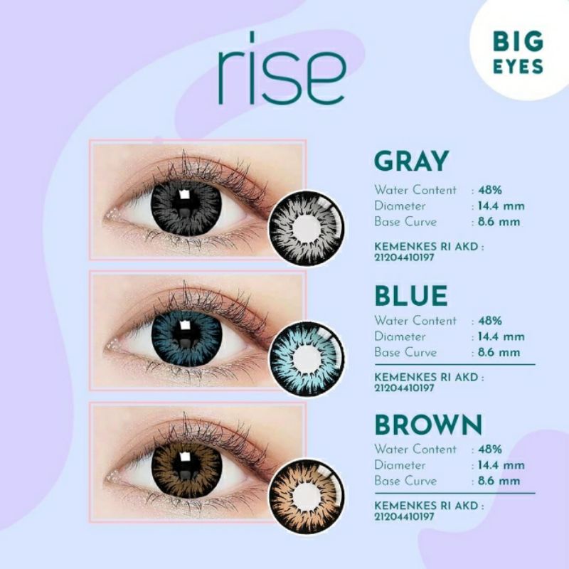 Jual SOFTLENS LIVING COLOR RISE 2 TONE 14.4 mm MM BY IRISH LAB | Shopee ...