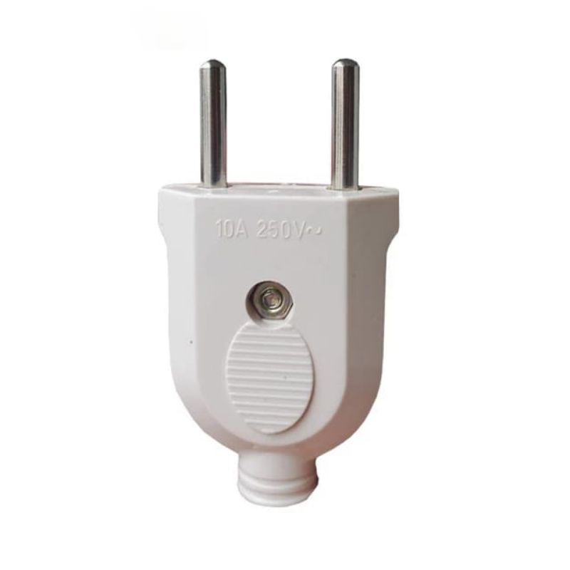 Jual Steker Model Gepeng Colokan Kabel Listrik 10A - Konektor 2 Ujung ...